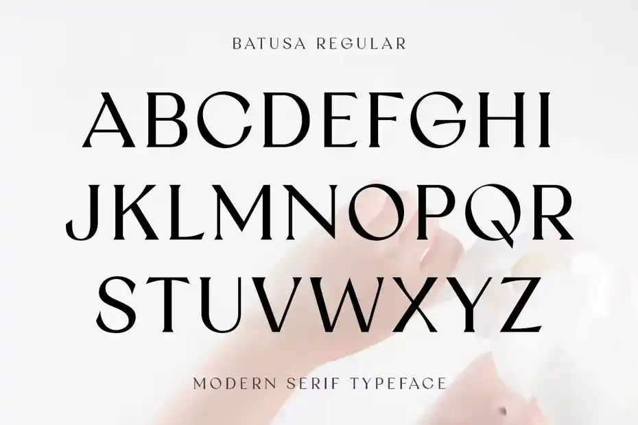 فونت انگلیسی Batusa Modern Serif Fonts در سیجی کوک