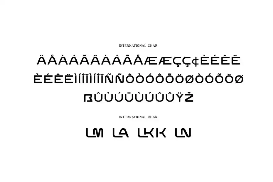 فونت انگلیسی Valko Capela Futuristic Sans Serif Font