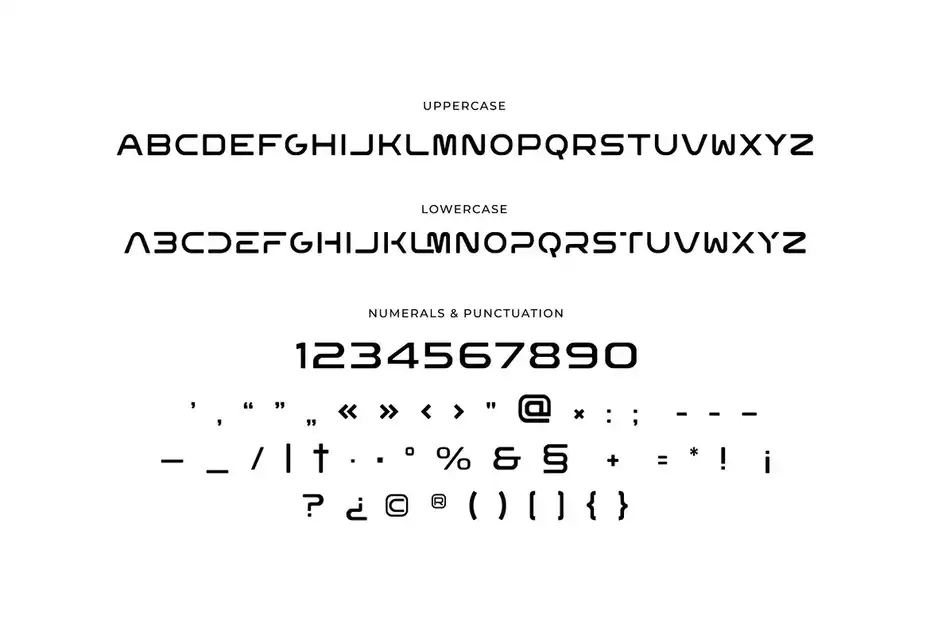 فونت انگلیسی Valko Capela Futuristic Sans Serif Font