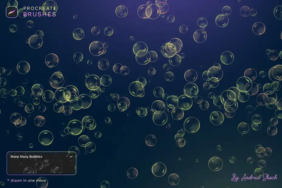 دانلود 11 براش پروکریت حباب - دانلود براش